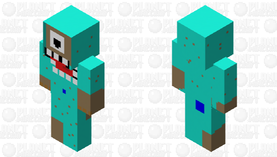 homeless cyclops Minecraft Skin