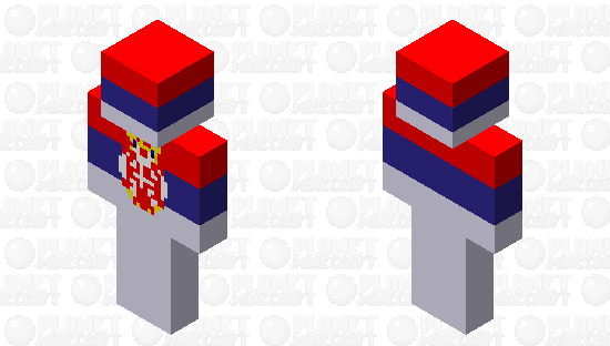 Serbia Minecraft Skin