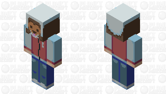 Updated Hotline Miami ted mask Minecraft Skin