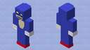 Sanic Minecraft Skin