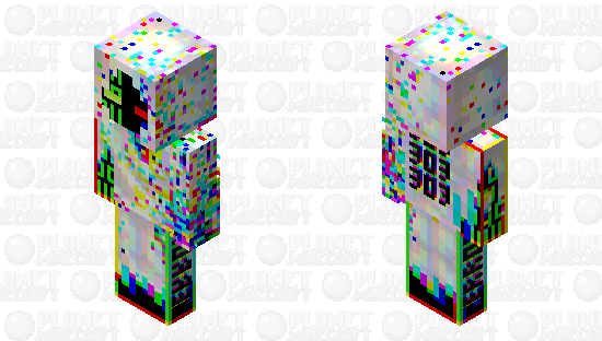Super glitch the attitude when he glitch a lot he Minecraft Skin