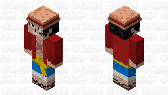 New world luffy Minecraft Skin