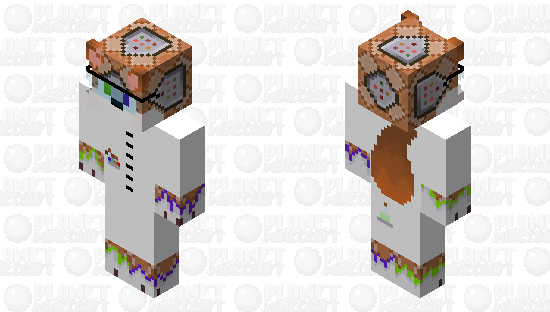 Command Block Fox (with Suit) Minecraft Skin