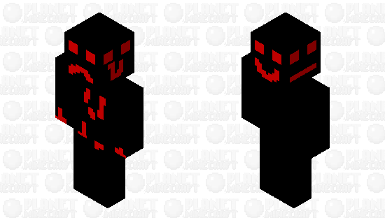 4 face horror null Minecraft Skin