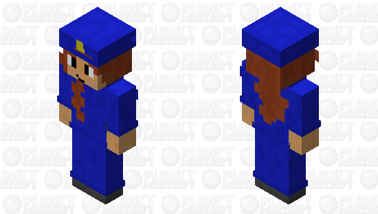 Girl Cop Minecraft Skin