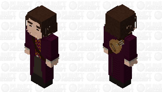 Jaskier carrying his lute {The Witcher season 2} Minecraft Skin