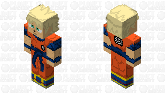 Son goku(Super saiyan) Minecraft Skin