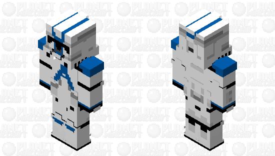 501st Clone Trooper Minecraft Skin