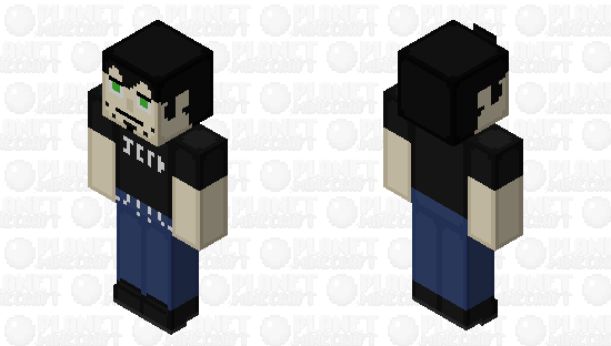 Phil Morg Face reveal!!!!! (Dan from dan vs) Minecraft Skin