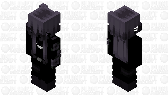 Purple Rose Girl Minecraft Skin