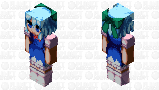 Cirno - Touhou Hisoutensoku/Scarlet Weather Rhapsody Minecraft Skin