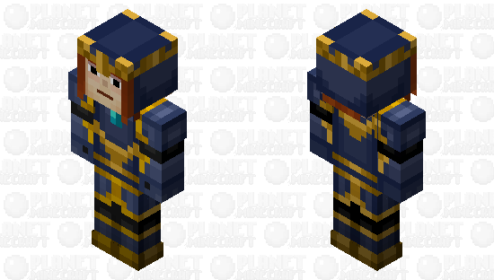 Petra In Armor Minecraft Skin