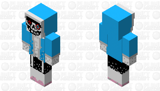 HD DustTale Sans Minecraft Skin