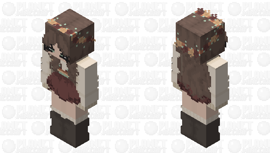 Cute Autumn girl Minecraft Skin
