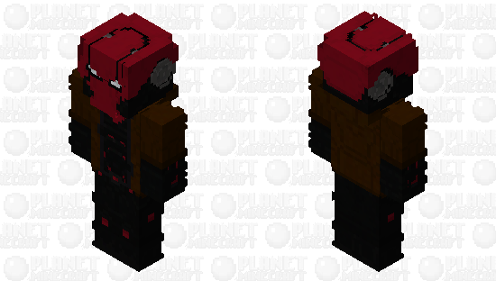 Red Hood (w/ Jacket) Minecraft Skin