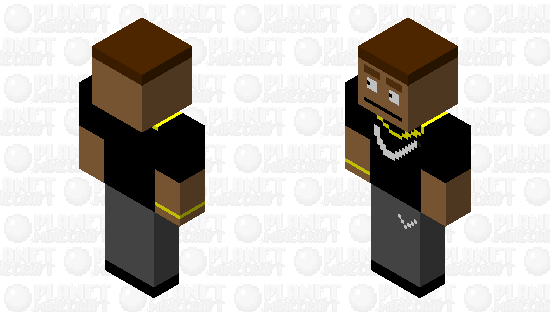 NikeShirt Gold chain Minecraft Skin