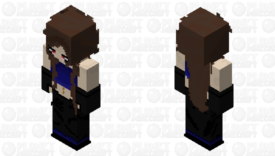?goth? girl Minecraft Skin