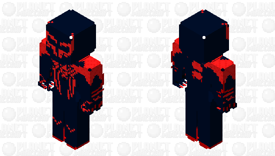 Spiderman 2099 ' ' {Across the spider verse} |Miguel O'Hara| Minecraft Skin