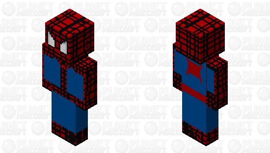 SpiderMan Minecraft Skin