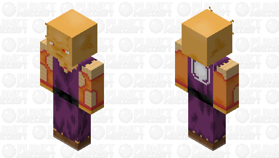128x128 Orange Piccolo Minecraft Skin