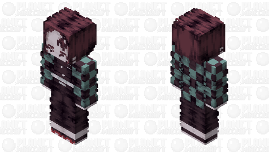 Tanjiro Kamado - Demon slayer Minecraft Skin
