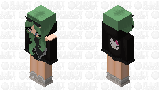Hello kitty girl Minecraft Skin