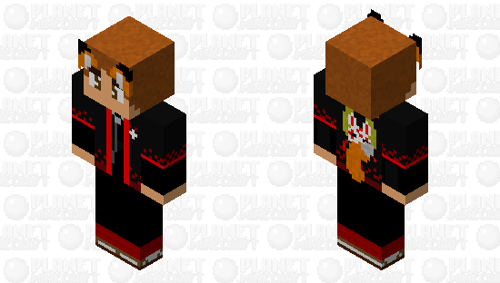 kitsune-with-haori-kitsune Minecraft Skin