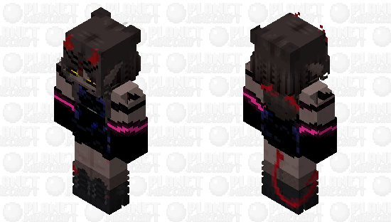 Emo demon [re-make] Minecraft Skin