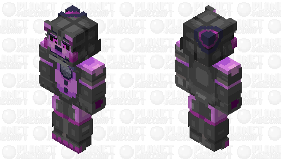 Black Ice Freddy Minecraft Skin