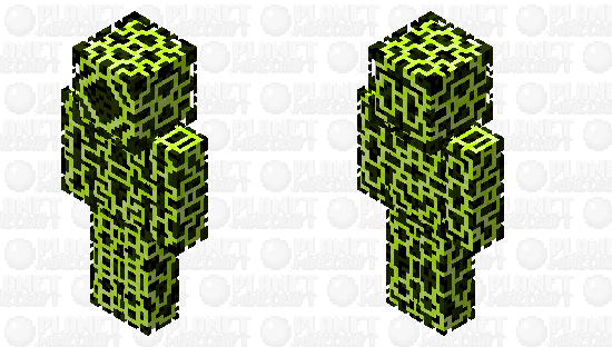 Living Computer Virus Minecraft Skin