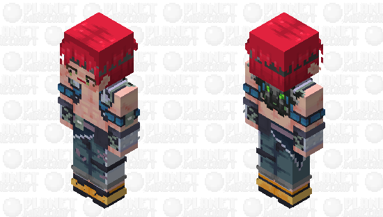 🔪₊˚꒰𝓜𝓾𝓼𝓼𝓸₊꒷ 🩸ムッソ 麻索 Musso サンクタス戦記 GYEE 盖伊传说 Minecraft Skin