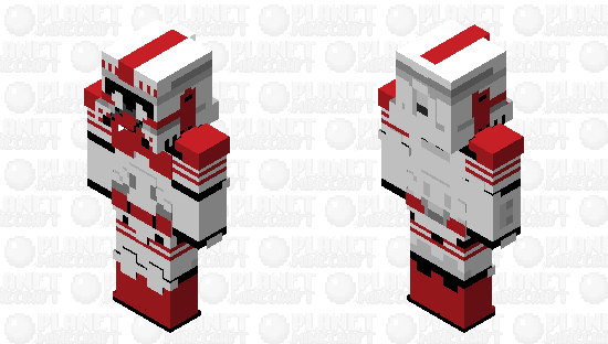 Coruscant Guard Clone Trooper Minecraft Skin
