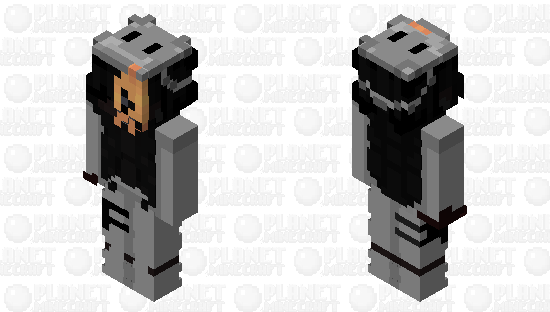 Pumpkin Mask Girl Minecraft Skin