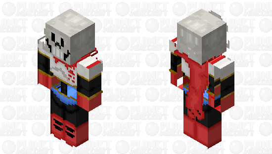 Undertale papyrus Minecraft Skin