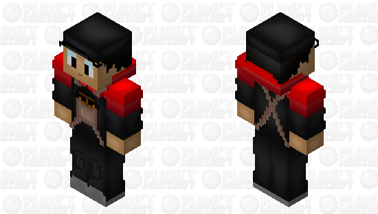 Mr F with Caroline (128x128) Minecraft Skin