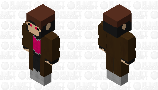 "Gambit" Remy Lebeau X-Men Minecraft Skin