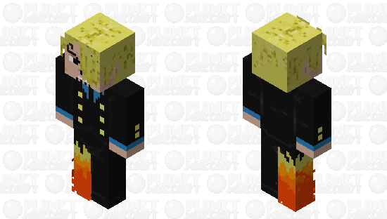Sanji Diable Jambe Minecraft Skin