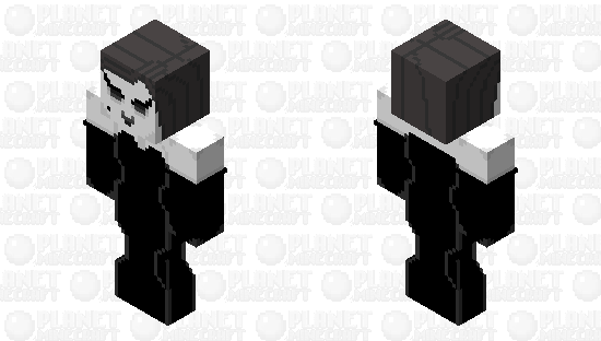 Black And White Minecraft Skin