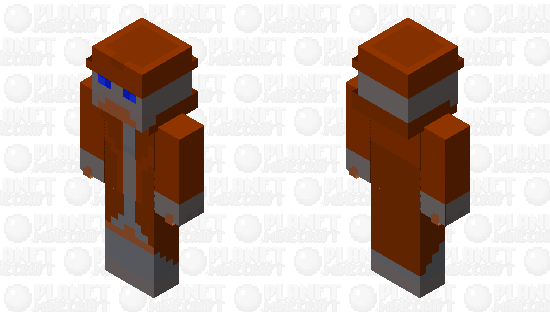 Blue the warforged fighter Minecraft Skin