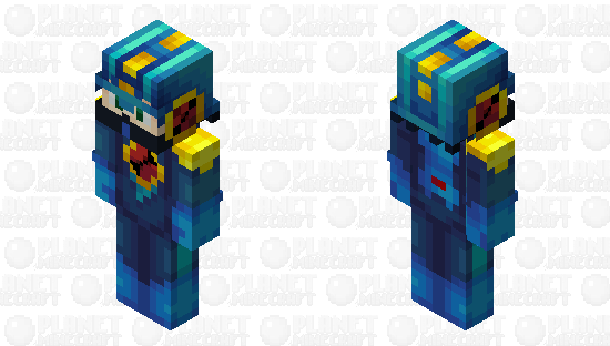 Megaman.EXE Minecraft Skin