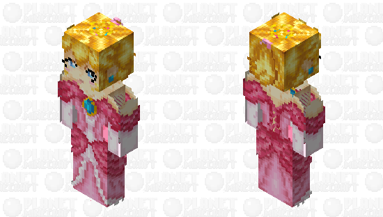 Princess Peach [ I tried :') ] Minecraft Skin