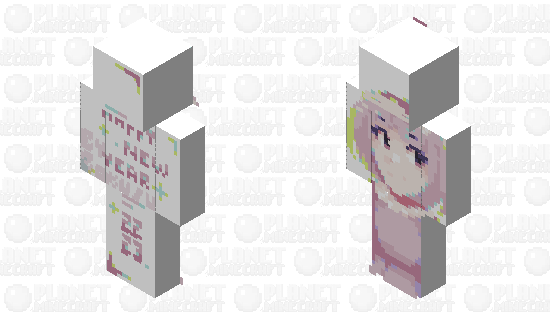 Happy New Year! / By Bokusu Minecraft Skin