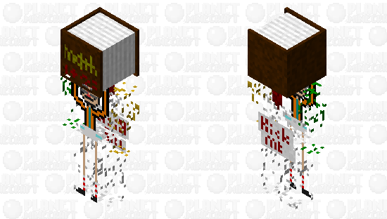 Sheldon Dunderhead 3d Minecraft Skin