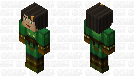 Female Jesse #1 In Magnus Armor Minecraft Skin