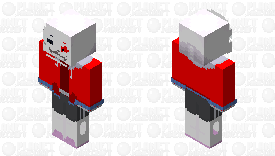 Undertale sans fully determined Minecraft Skin
