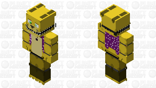 SMR Series Fnaf SpringBonnie v3 Update Minecraft Skin