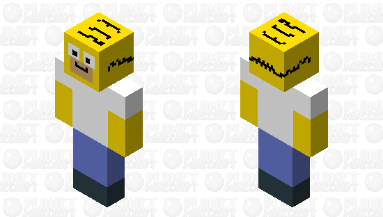The Simpsons - Homer Simpson Minecraft Skin