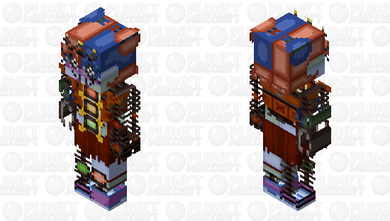 Stylized ️Scrap Baby Minecraft Skin