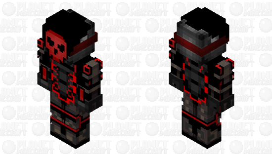 Red Skull Assassin 2.0 Minecraft Skin