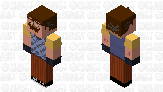 Hello Neighbor 1 (theodore Masters peterson) Minecraft Skin